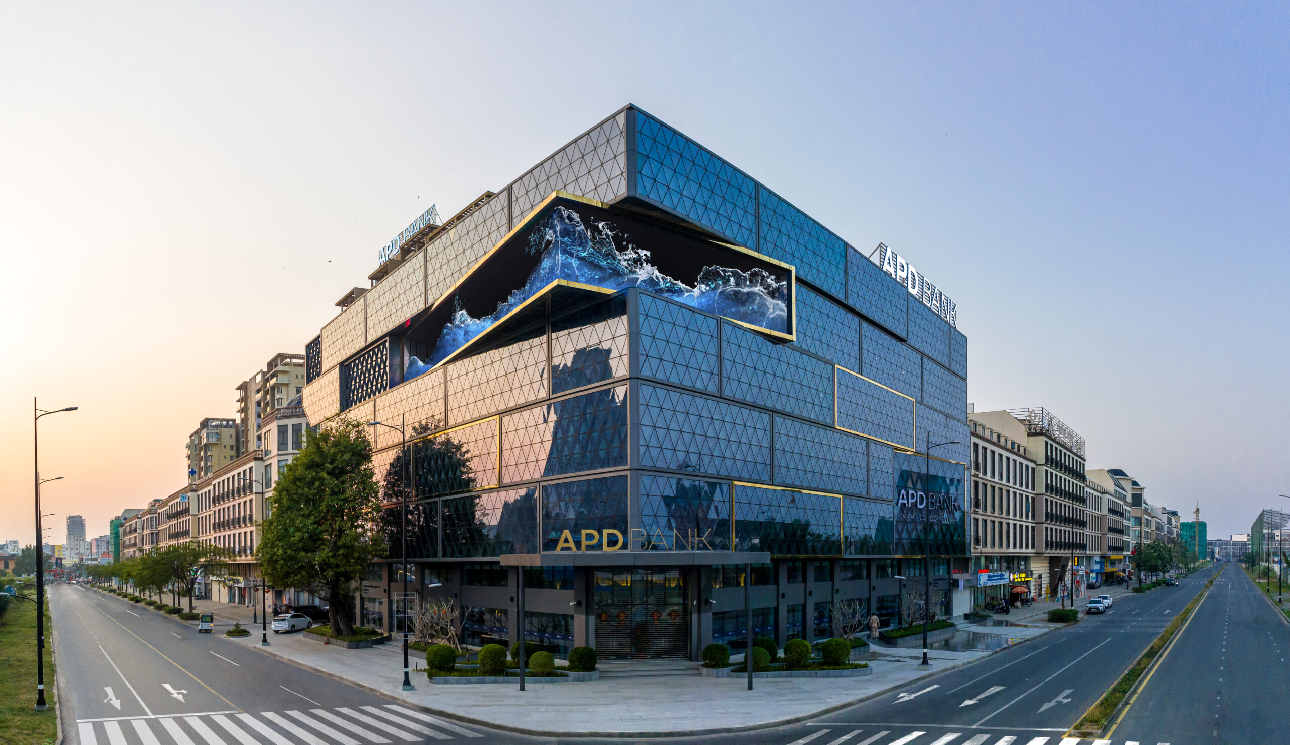 Разработка брендбука для нового банка в стране Камбоджа, APD BANK